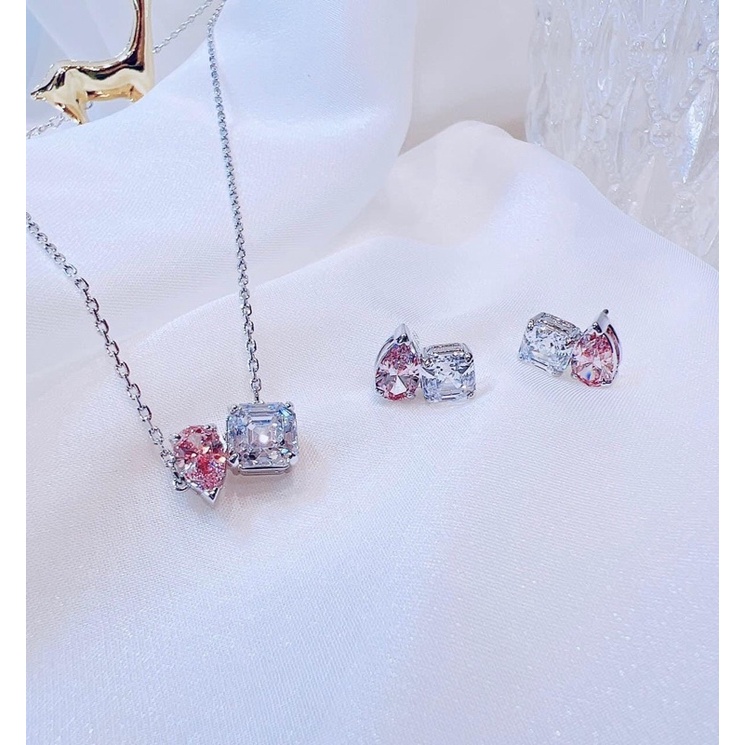 สร้อยคริสตัลชมพูSwarovski attract soul แท้รับประกัน 2 ปี - swarovski ...
