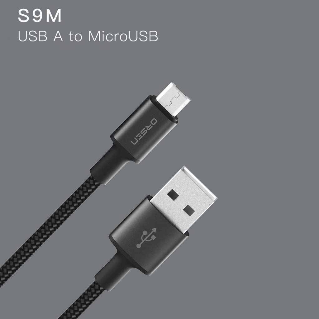 แพ็คส่ง 1 วัน️ Eloop S9 S9L S9M S9C สายชาร์จ ไนลอนถัก USB Data Cable 2.1A L CableMicroType C ...