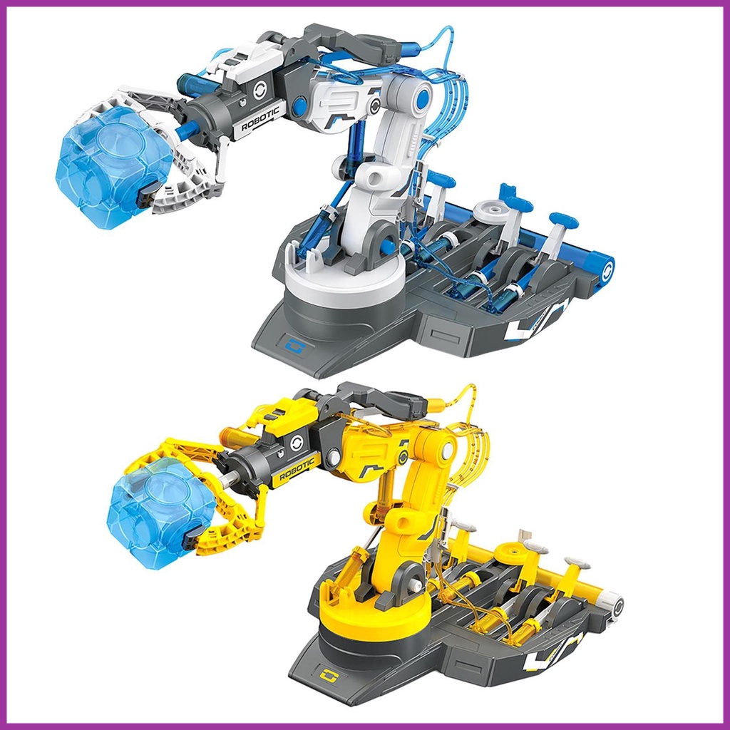 Robotic Arm Engineering Toys for Kids Hydraulic Cyborg Hand Kit ...