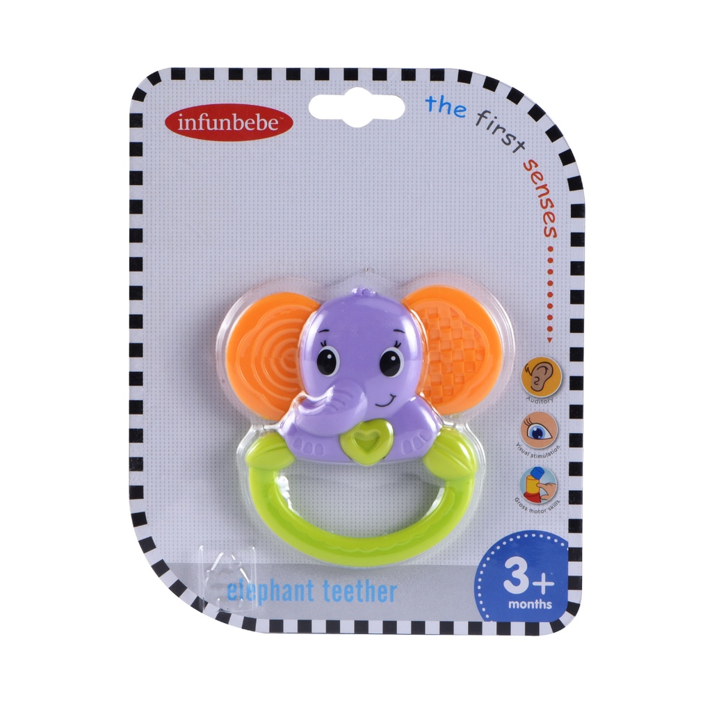 Wel-B x Infunbebe Elephant teether ยางกัดฟัน (A6818) - ยางกัดฟัน ของเล่น ของเล่นเด็ก เสริมสร้าง ...