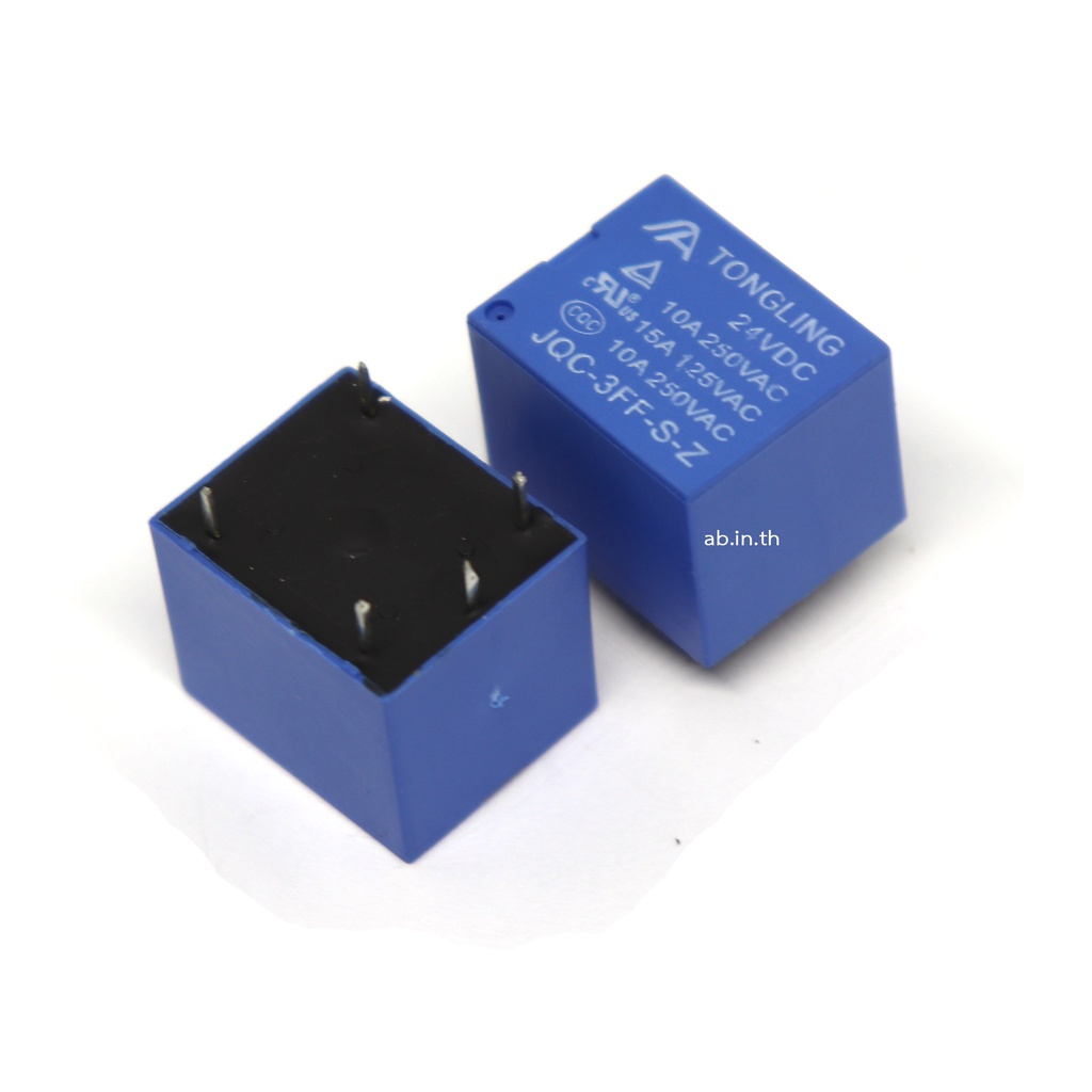 Relay 24V 10A 250VAC (SRD-24VDC-SL-C) 5 ขา | Shopee Thailand