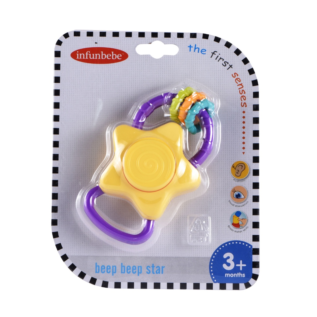 Wel-B x Infunbebe Beep Beep Star - ยางกัดฟัน ของเล่น ของเล่นเด็ก รูปดาว ...