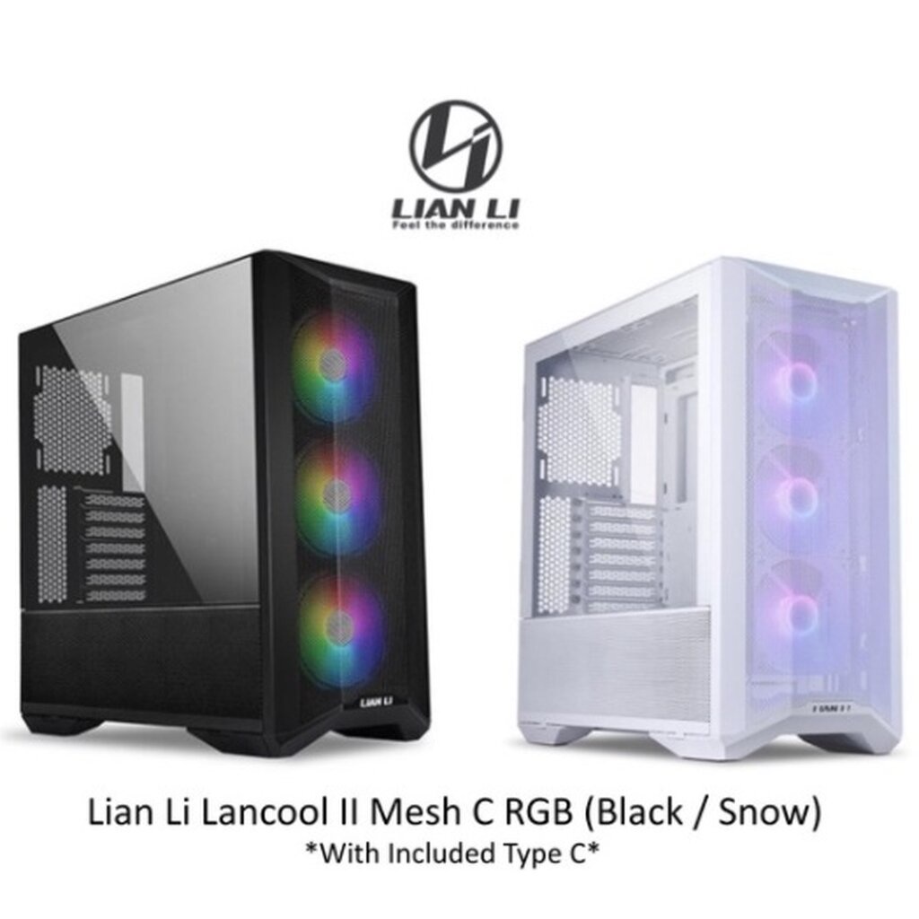 Lian Li Lancool II MESH C RGB (Type-C Version) Mid-Tower Case | Shopee ...