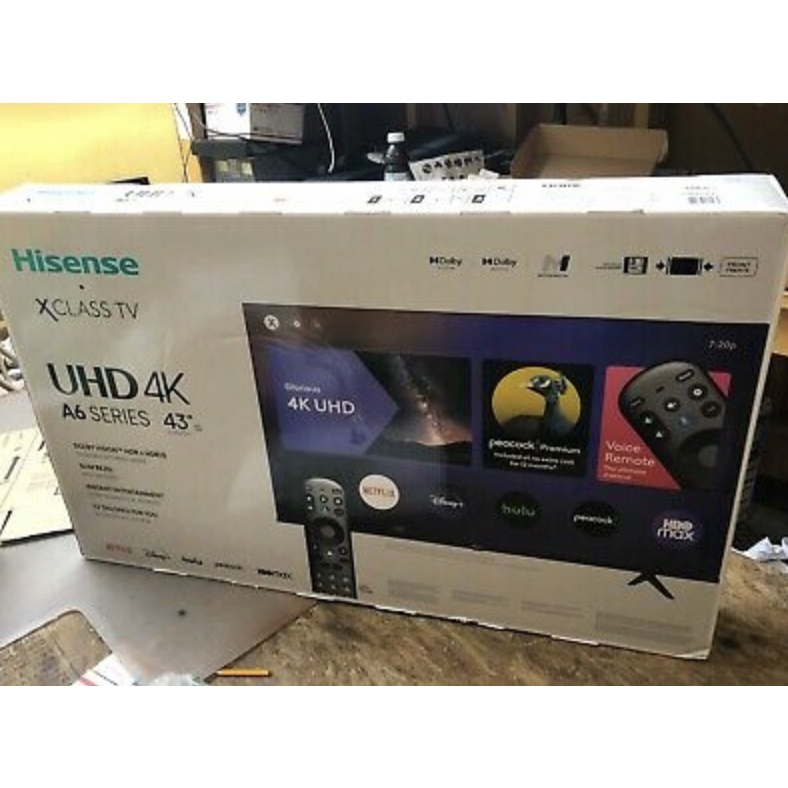 Hisense Tv 43 A6g Series 4k Ultra Hd Smart Tv 2021 Model Shopee