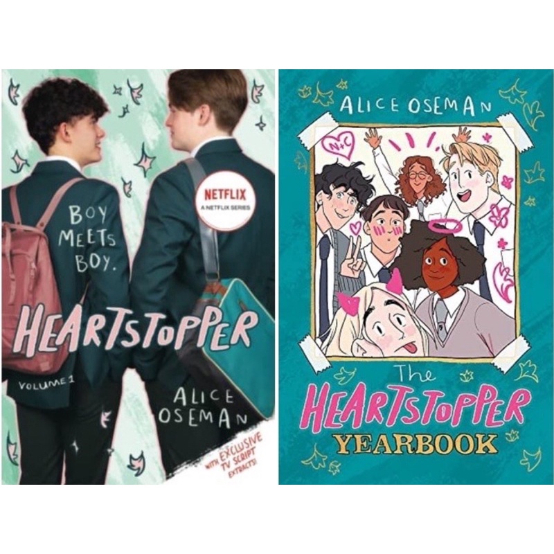 หนังสือ The Heartstopper Yearbook Alice Oseman ภาษาอังกฤษ หยุดหัวใจไว้ ...