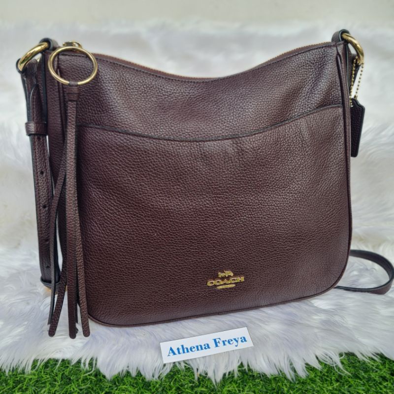 งานช้อป สะพายข้าง Coach มือสองของแท้Coach 35543 Chaise Crossbody สี ...