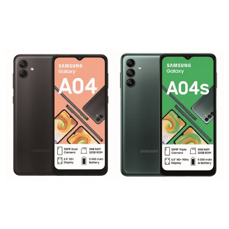 ผ่อน0 มือถือ ซัมซุง Samsung Galaxy A04 (332GB) รุ่นเล็กสเปคครบ แบต 5000 ...
