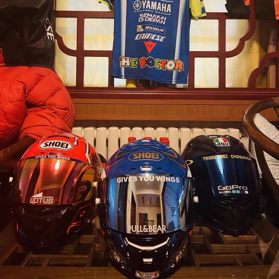 EVO AGV 46 สติ๊กเกอร์แข่ง Oakley หมวกกันน็อก ตกแต่ง ติ๊กเกอร์ เลนส์ ...