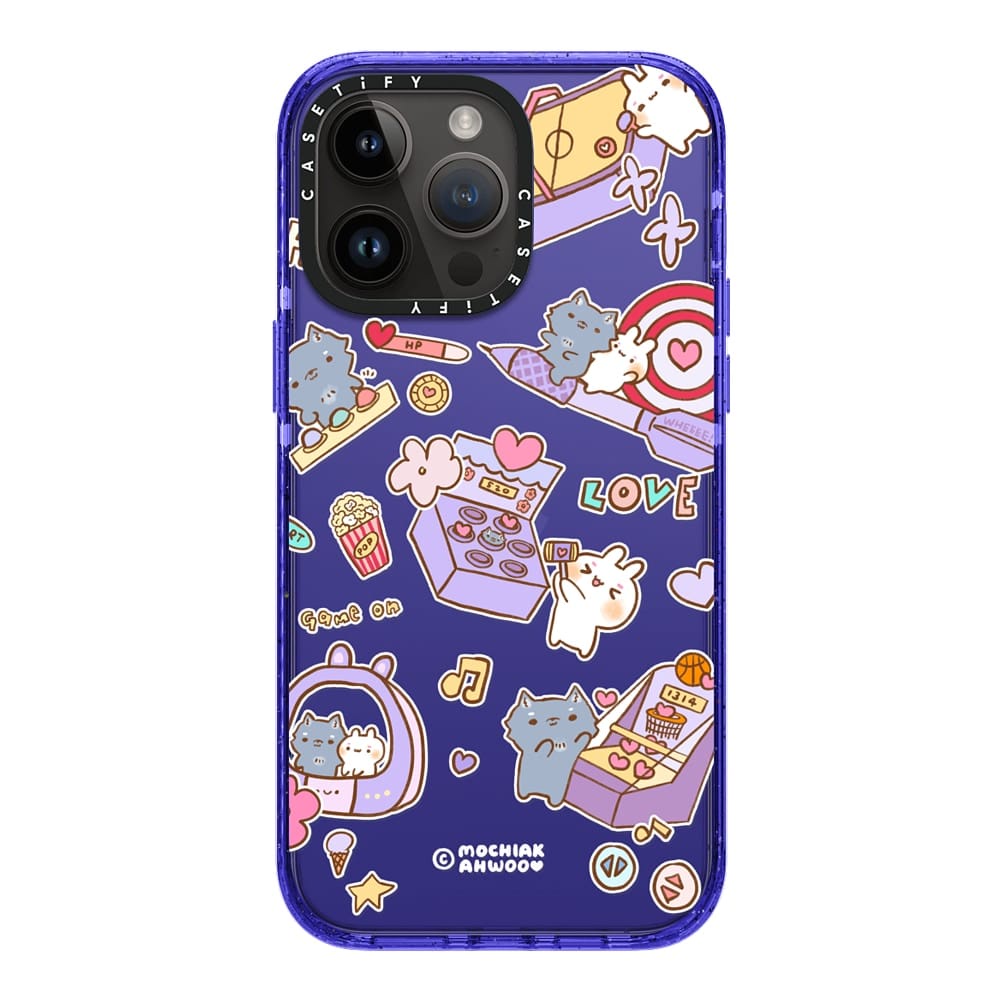 CASETiFY Play Hard by MochiakAhwoo 14 Pro Max Impact Case Color Peri ...