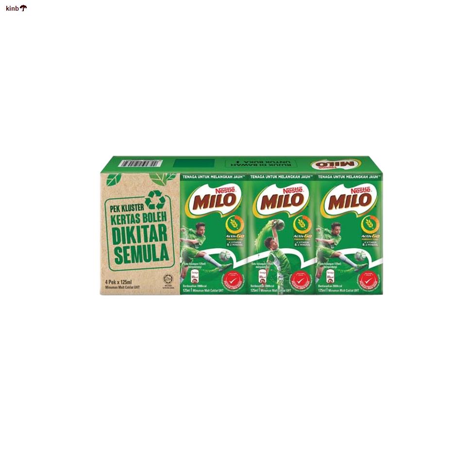 จัดส่งจากกรุงเทพMilo Activ-Go Chocolate Malt Rtd 125ml x 4s | Shopee ...
