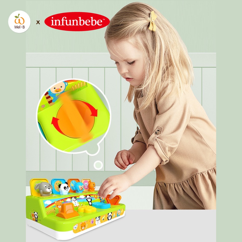 Wel-B x Infunbebe Pop Up Animal (กล่องรูปสัตว์ของเล่นมหัศจรรย์) - ของ ...