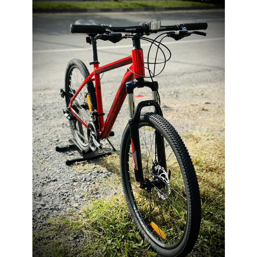 แถมไฟซิลิโคนจักรยานเสือภูเขา KEYSTO KA680 อลูมิเนียม LOT 2022 ล้อ26 ...