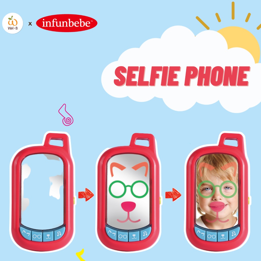 Wel-B x Infunbebe Selfie Phone (โทรศัพท์ของเล่น) - ของเล่น ของเล่นเด็ก ...