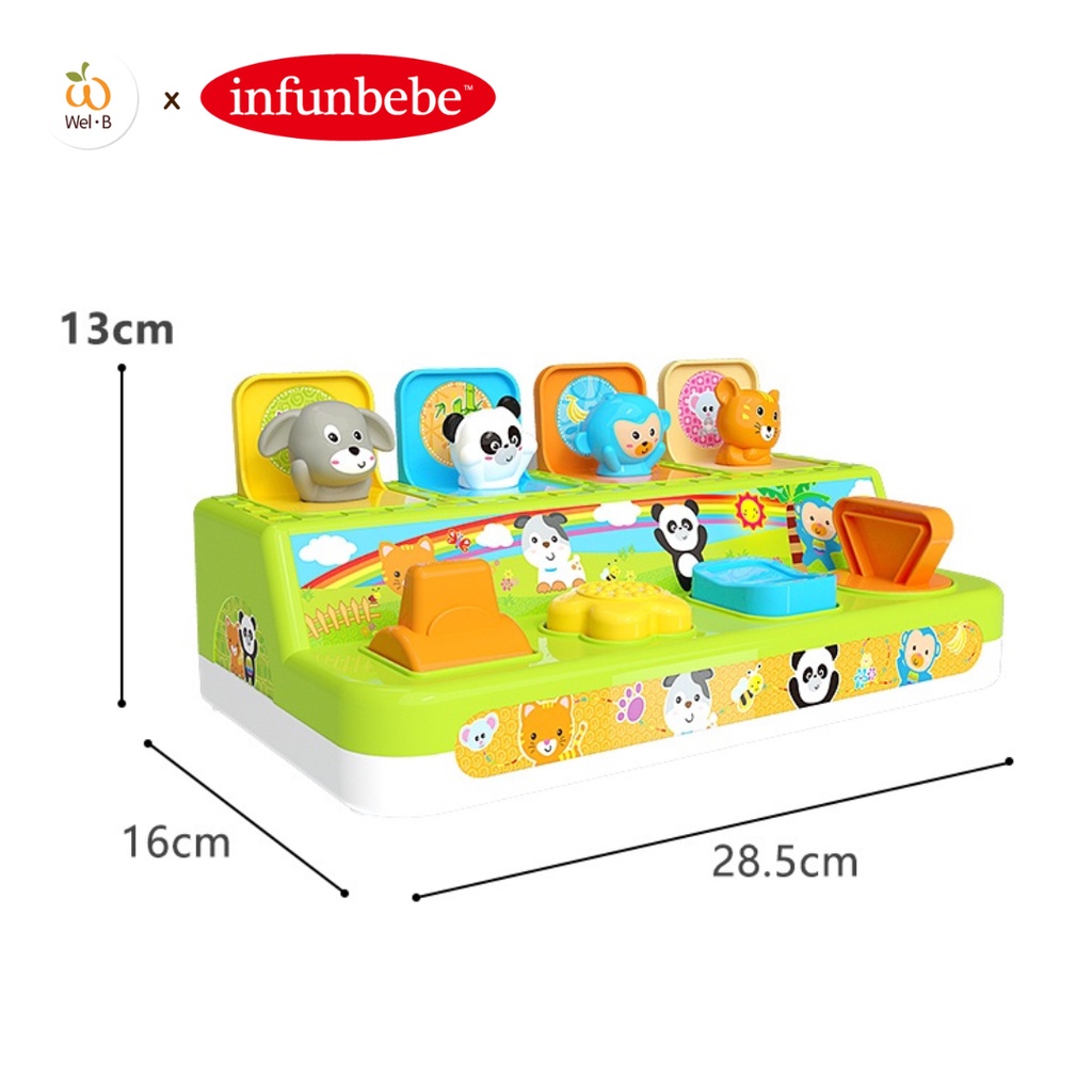 Wel-B x Infunbebe Pop Up Animal (กล่องรูปสัตว์ของเล่นมหัศจรรย์) - ของ ...