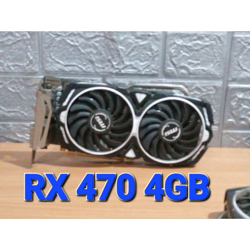 การ์ดจอ MSI ARMOR rx470 4gb gddr5 - piya.com - ThaiPick