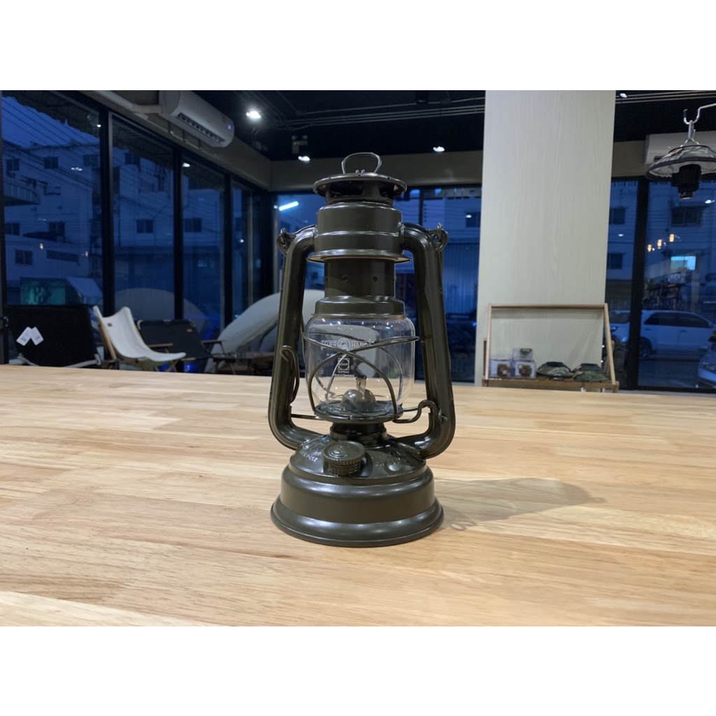 Feuerhand Hurricane Lantern 276 Olive | Shopee Thailand