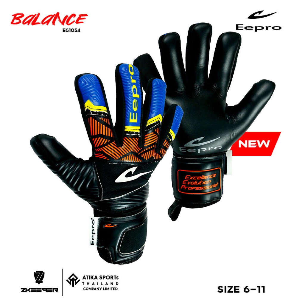 แถมฟรีสเปรย์กาว ???????????????????????? ถุงมือผู้รักษาประตู Eepro รุ่น