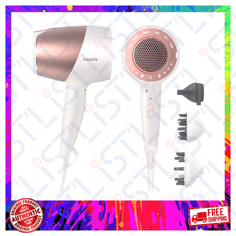 Philips BHD827Hair Dryer with SenseIQ | Shopee Thailand