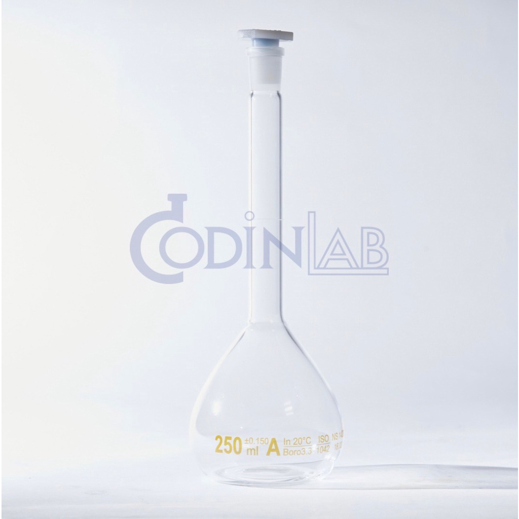 Volumetric flask (ขนาดใหญ่) Class A 250 ml 500 ml 1000ml 2000ml ขวดวัด ...