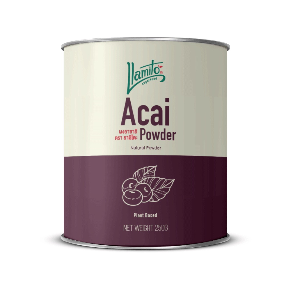 Llamito ผงอาซาอิเบอร์รี่ (Acai Berry Powder) ขนาด 250g ...