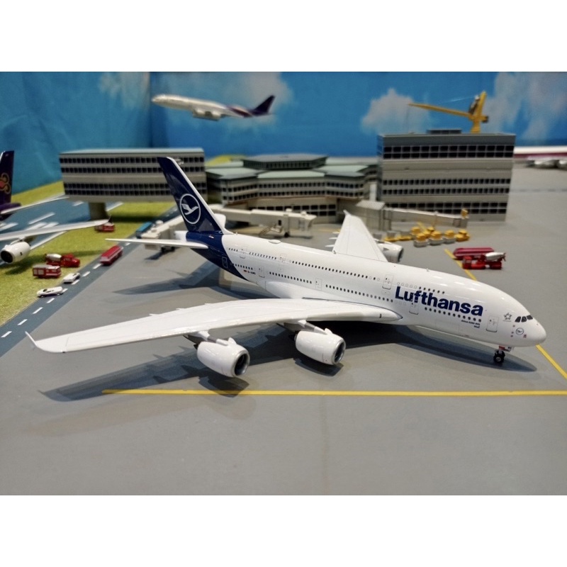โมเดลเครื่องบิน Phoenix Model P4459 1400 Lufthansa A380 D-AIMG ...