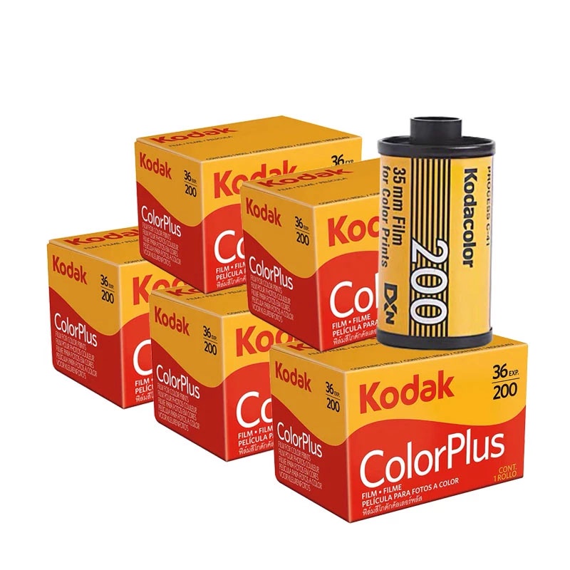 6 pcs New FOR Kodak Color Film 200 Degree Film Plus ISO 200 35mm 135 ...