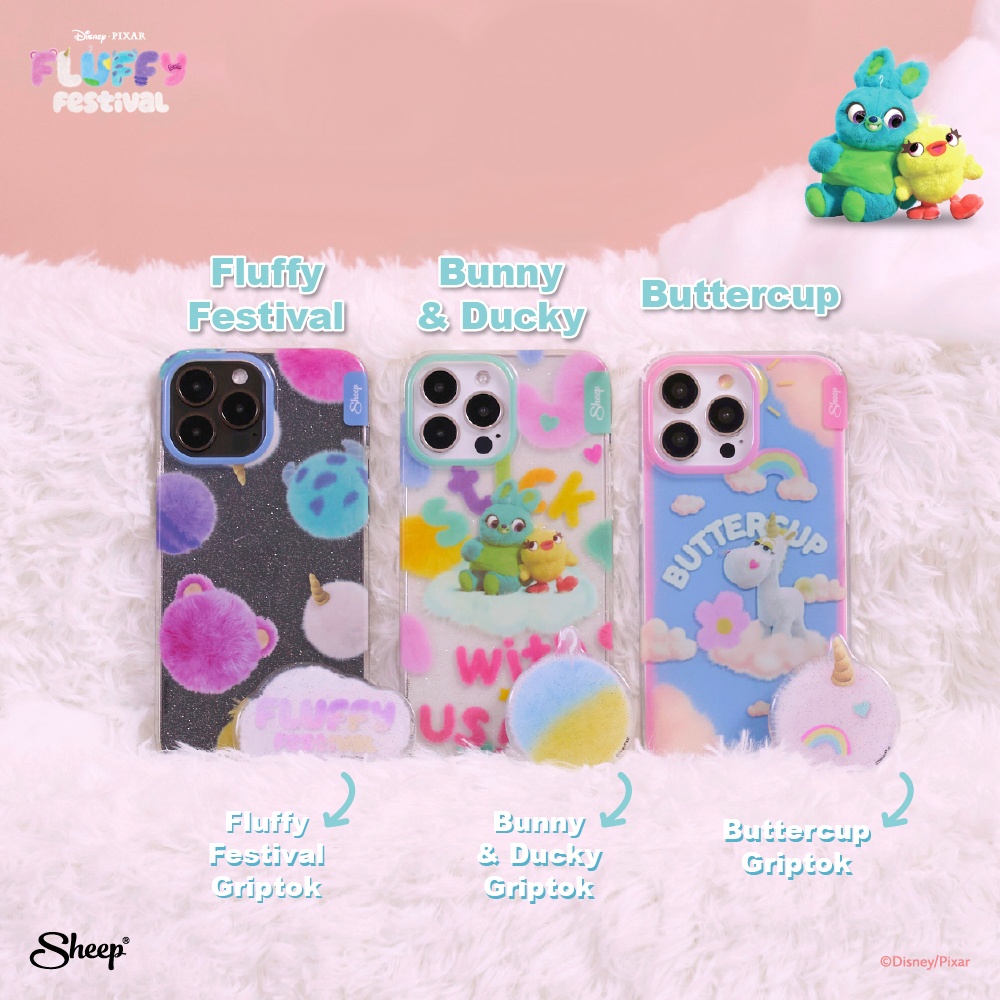Fluffy Festival Collection เคสสำหรับไอโฟนแถมฟรี Griptok สำหรับiphone ...