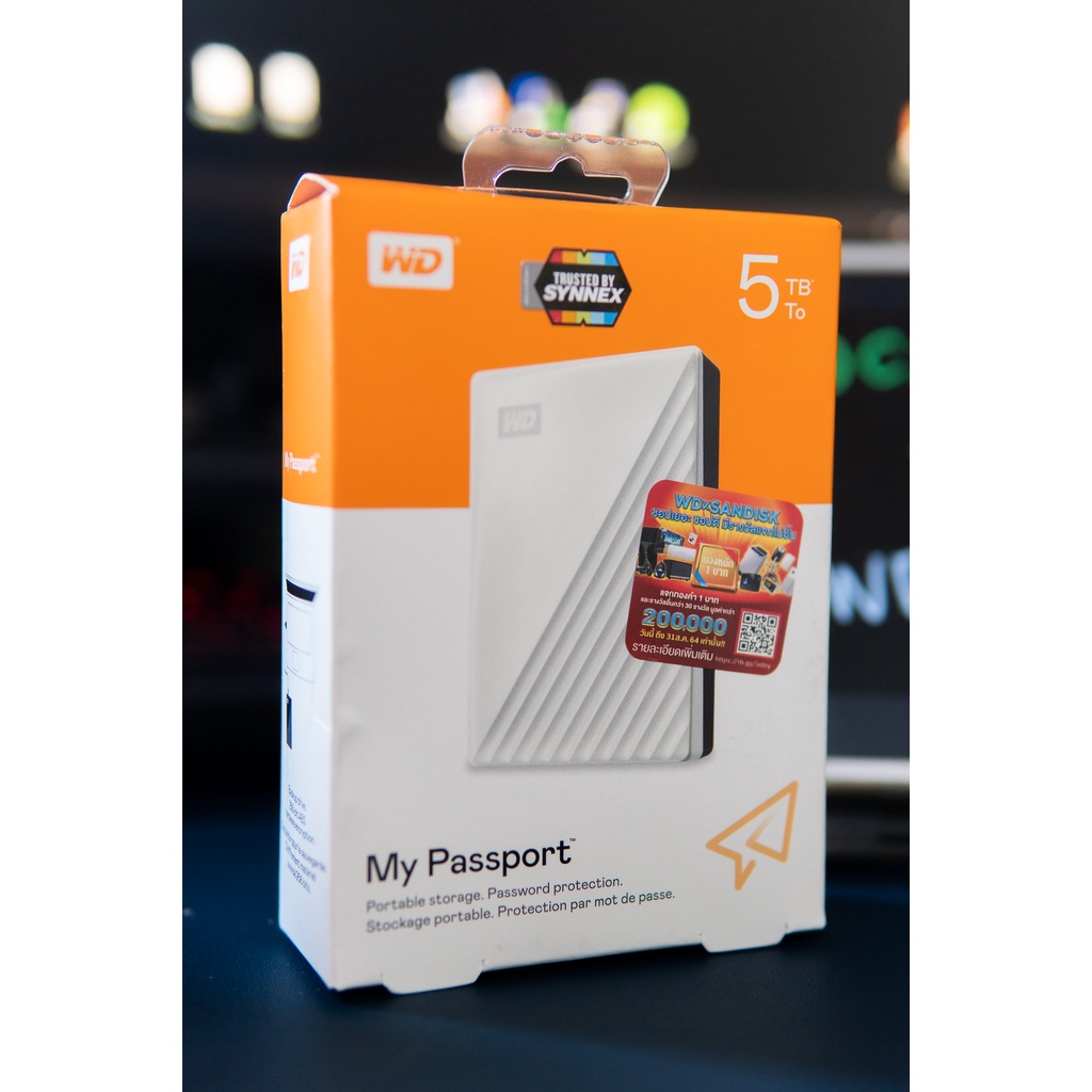 External HDD - WD Passport 5 TB | Shopee Thailand