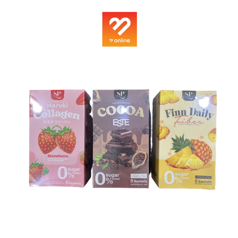 Karuki Collagen / Finn daily fiber / Es te Cocoa dietary supplement ...