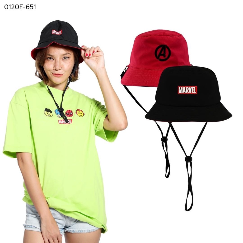 หมวกบักเก็ตมาร์เวล MARVEL-Bucket Hat (กลับใส่ได้ทั้งสองด้าน ...