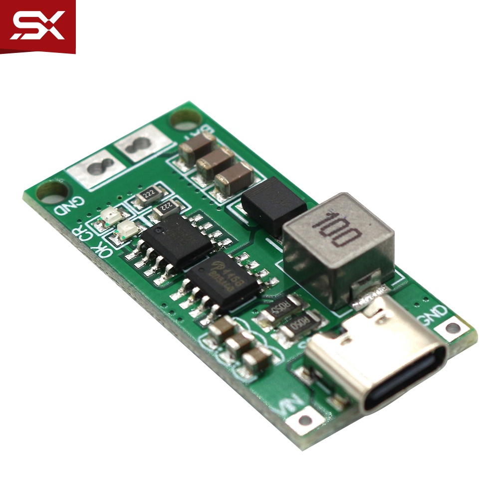 Type-c Bms 2s 3s 4s 1a 2a 4a 18650 Lithium Battery Charger Board Usb C Step Up Booster Module ...