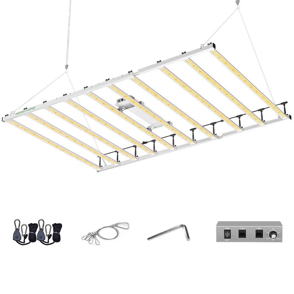 Hot Saleส่งฟรีMars Hydro TS 1000 ไฟปลูกต้นไม้ LED Full Spectrum ...