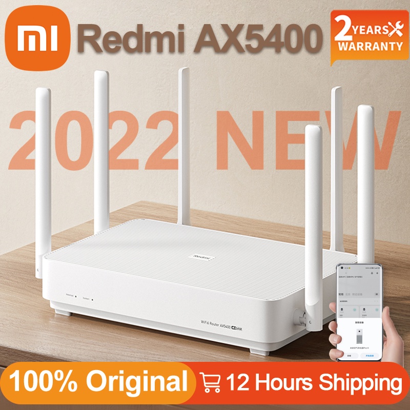 A2022 New Xiaomi Redmi AX5400 Wifi Router Mesh System WiFi 6 Pro 160MHz ...