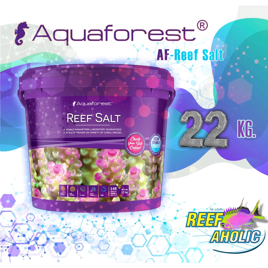 Aquaforest Reef Salt 22 Kg. เกลือทะเลที่เปลี่ยนน้ำกี่ครั้งก็ต้อง WOW ...