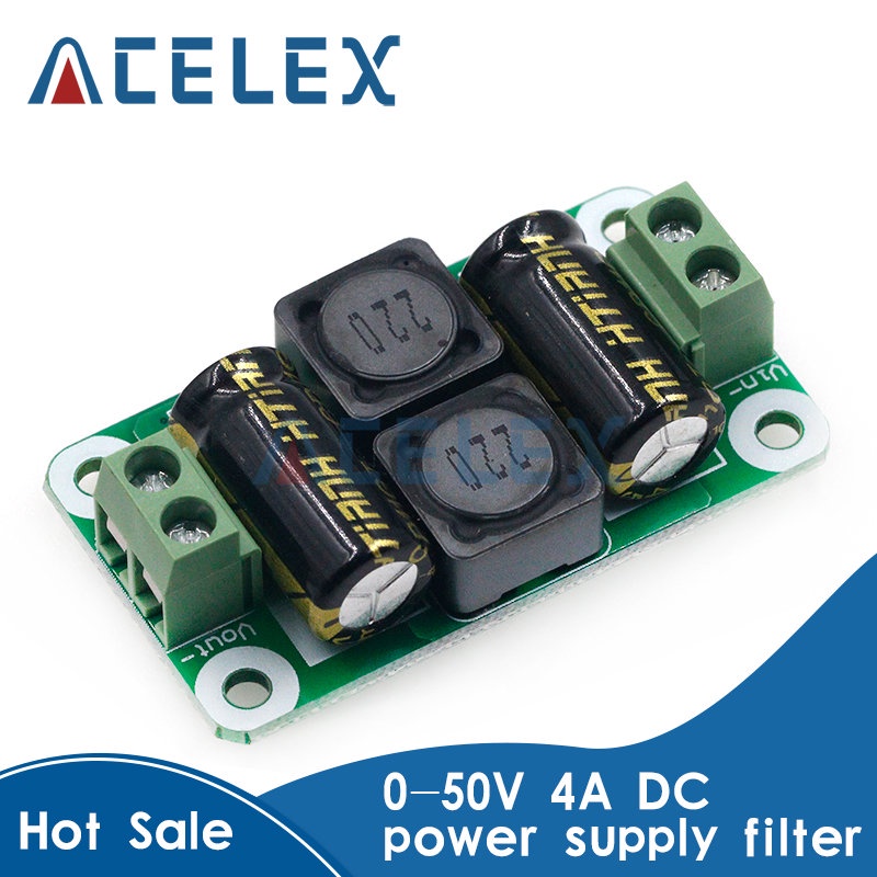 0-50v 4a Dc Power Supply Filter Board Class D Amplifier Interference ...
