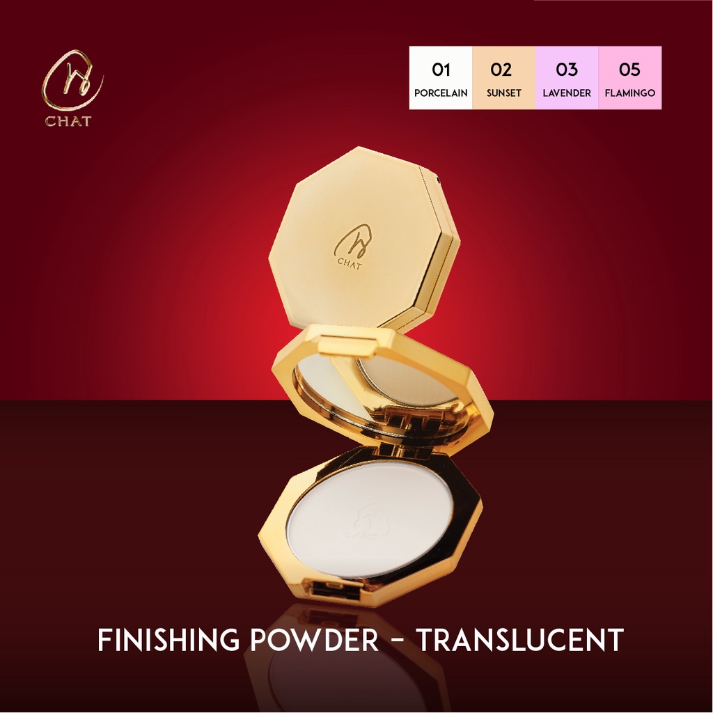 CHAT Finishing Powder - Translucent แป้งฝุ่นโปร่งแสง | Shopee Thailand