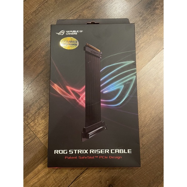 ASUS ROG Strix Riser Cable 240 mm PCI-E 3.0 x 16 Riser Cable with 90 ...