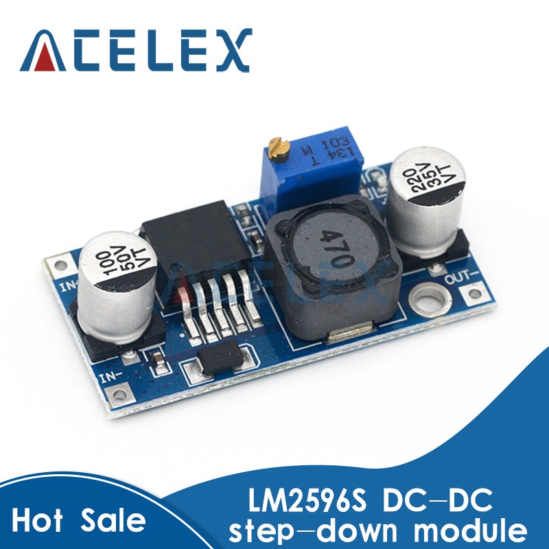 100pcs Lm2596 Lm2596s Dc-dc 4.5-40v Adjustable Step-down Power Supply Module New ,high Quality ...