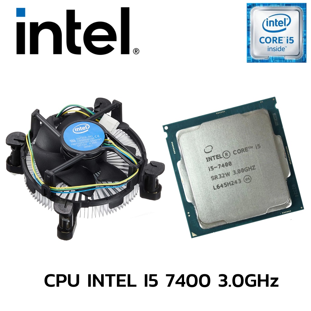 CPU Intel Core I5 7400 4Core 4Tread BestClock 3.0Ghz Tuebo 3.5Ghz มี ...