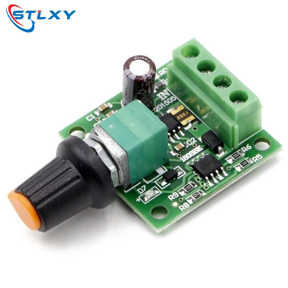 DC 1.8V 3V 5V 6V 12V 2A PWM Motor Speed Controller Low Voltage Motor ...