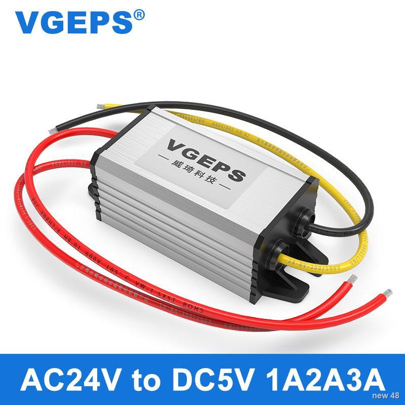 หม้อแปลงไฟฟ้า Ac 24v To Dc 5v Power Converter Ac6~30v To Dc5v ...