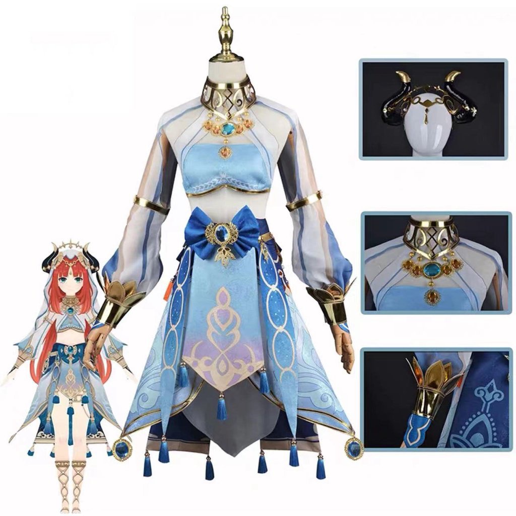 Genshin Impact Nilou cosplay costume Nilou Set and Nilou W00 | Shopee ...