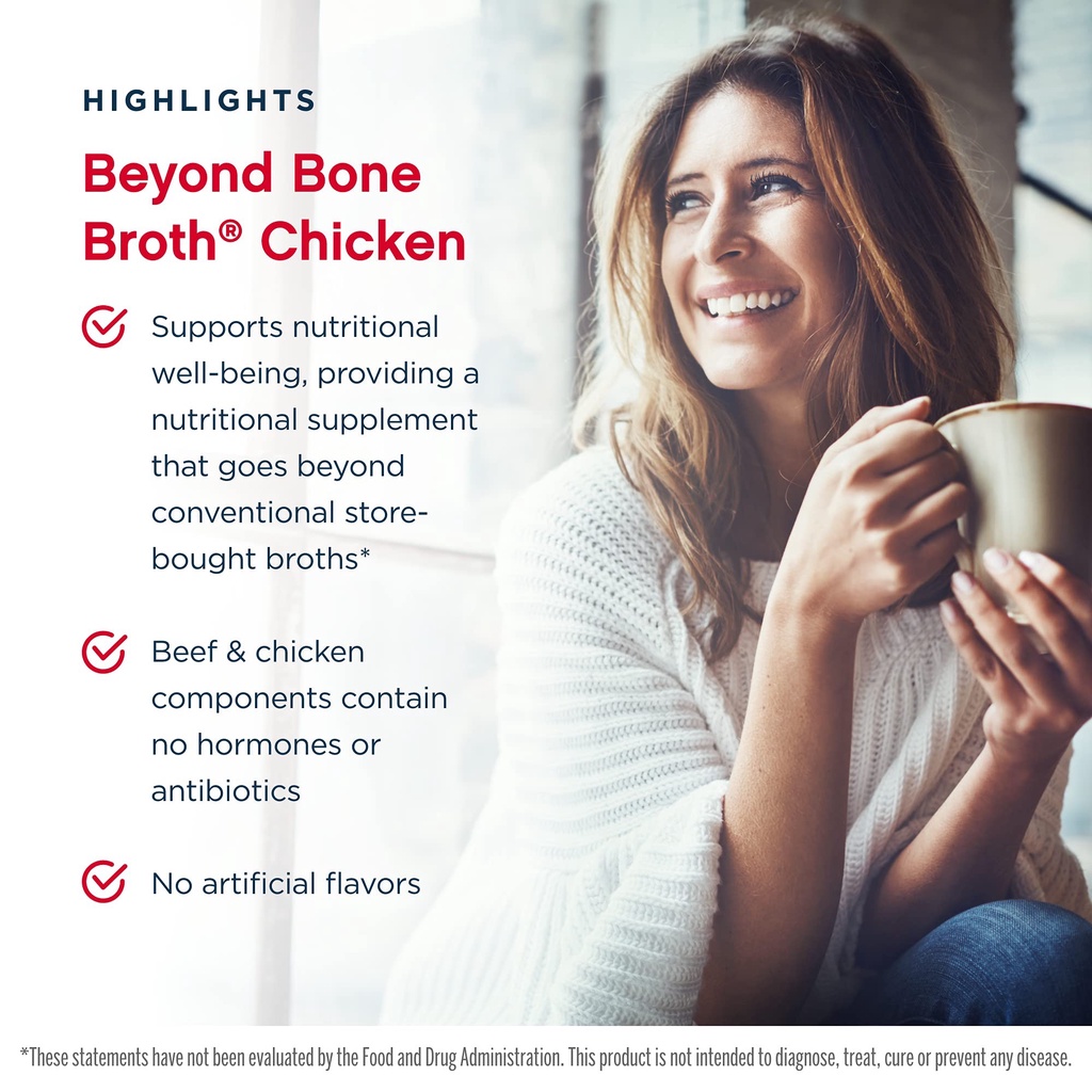 Beyond Bone Broth Powder Chicken Flavor (Jarrow Formulas) 10.8 oz (306 ...