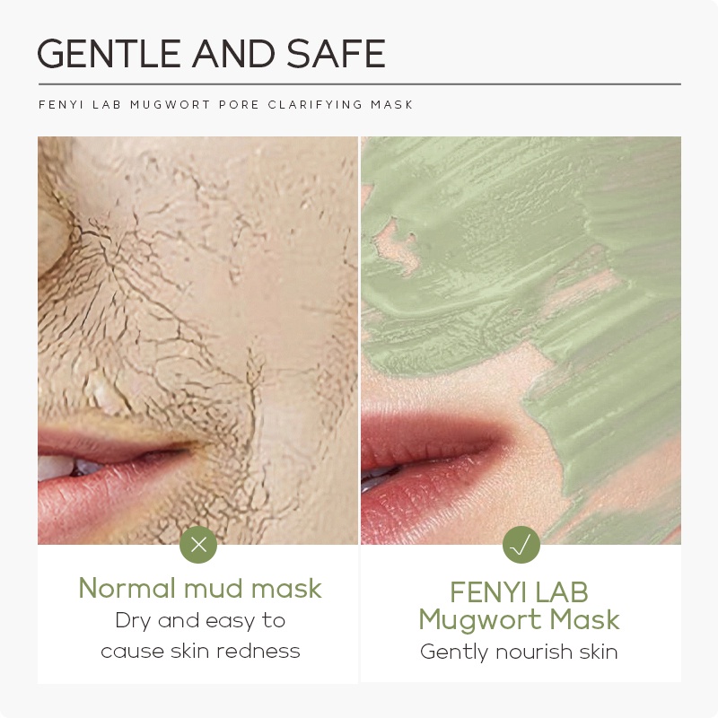 Fenyi มาส์กหน้าห้องปฏิบัติการ 8 กรัม ลดการอักเสบ ลดสิว ผ่อนคลายผิว ...