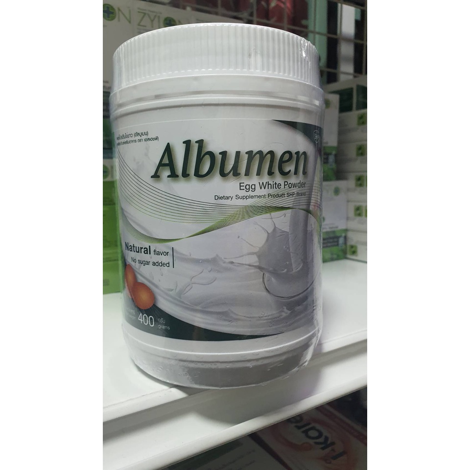 Albumen ผงโปรตีนไข่ขาว (อัลบูเมน) 400g. ใช้ส่วนลด40บาทได้ทันที - a.e.d ...