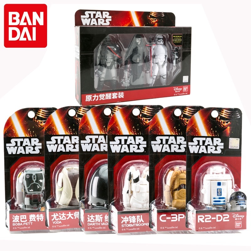 BANDAI Star Wars Yoda Action Figures Model Collection Hobby ...