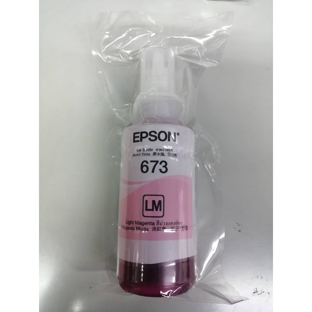 ระวังของปลอม สต๊อคตรง หมึกพิมพ์ของแท้ EpsonT673 L800 L805 L850 L1800 ...