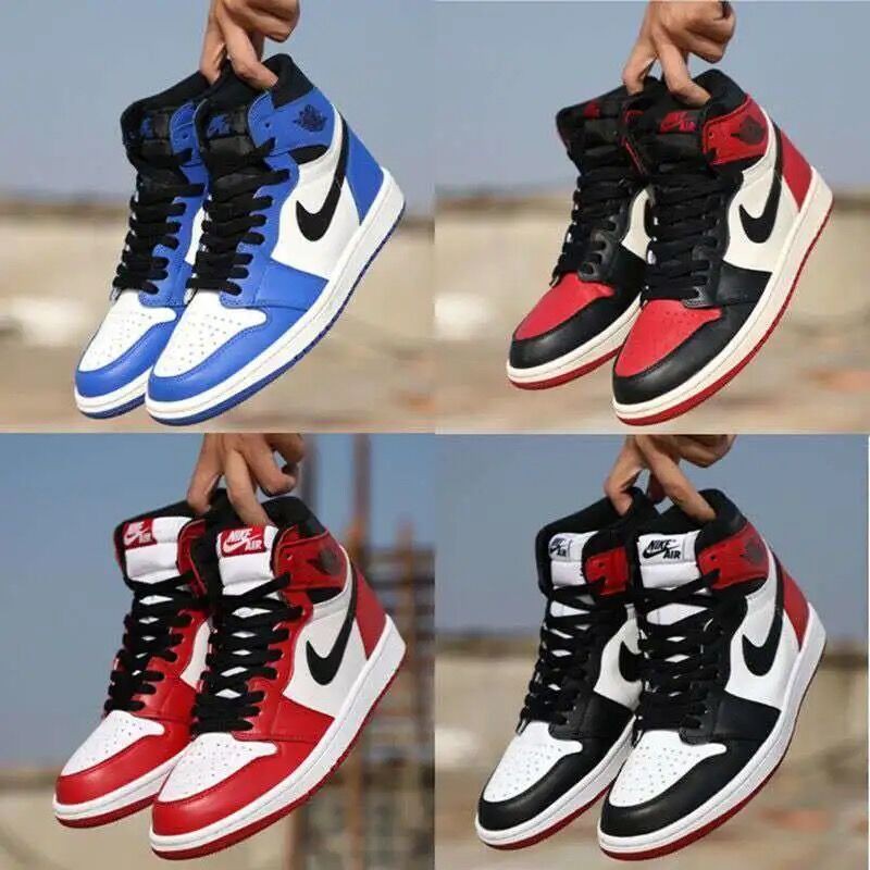 พร้อมส่ง NK Air Jordan 1 Kasut Wanita Men Women High sneaker casual ...