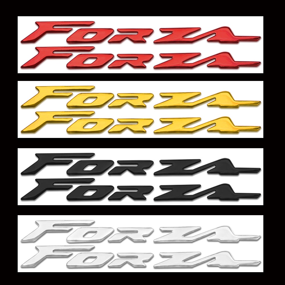 3d Forza Emblem Badge Bike Motorcycle Sticker For Honda Forza 125 300 ...