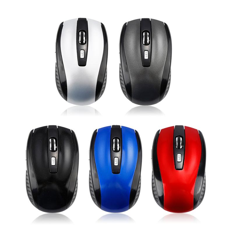 2.4ghz Wireless Mouse Ergonomic 6 Keys Mouse Usb Optical Computer ...
